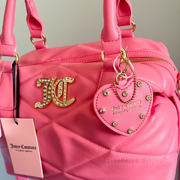 Juicy Couture | Bags | Nwt Juicy Couture Pink Lemonade Brighter Than A Diamond Satchel | Poshmark
